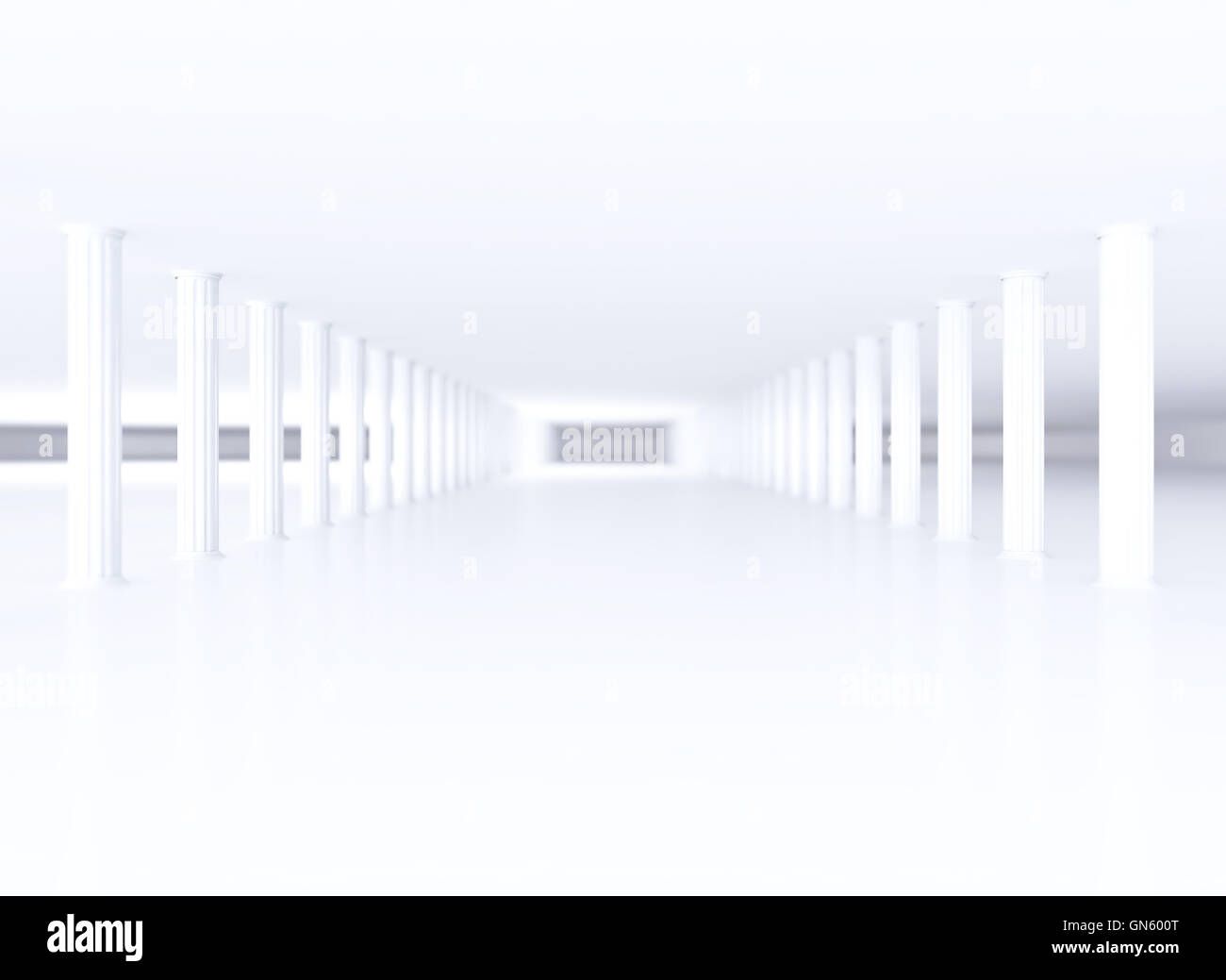 white row of columns Stock Photo - Alamy