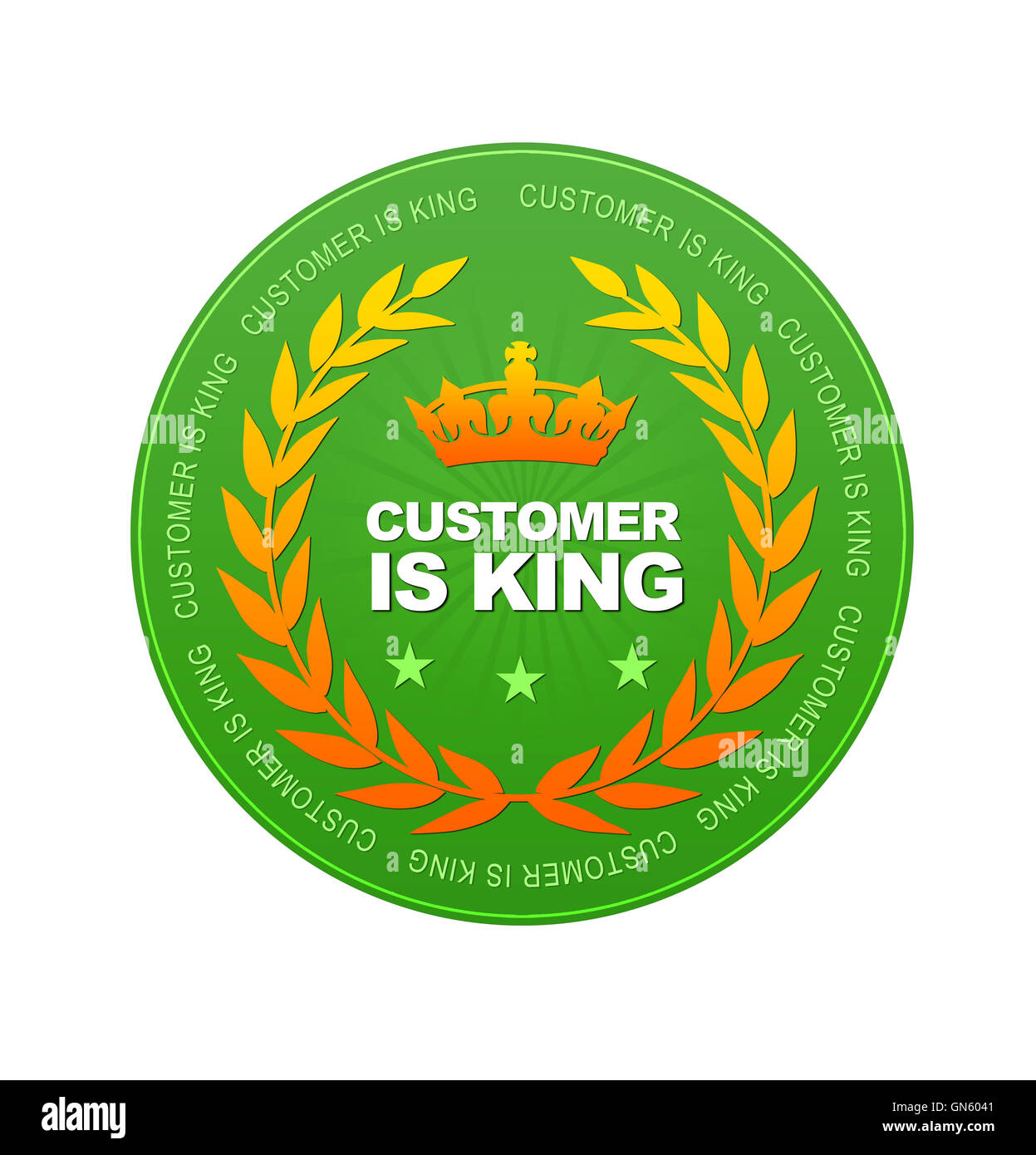 Customer Is King Stock Photo - Alamy