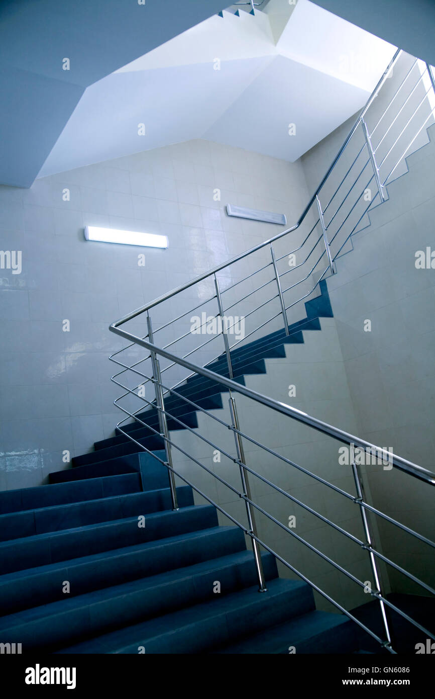 stairs in business building Stock Photo - Alamy