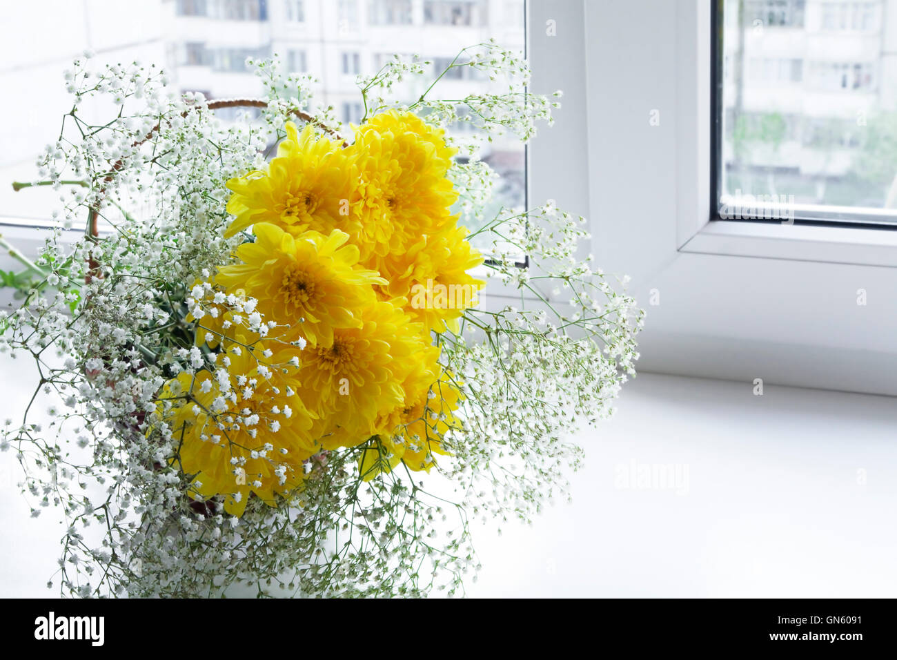 Bunch white little flowers hi-res stock photography and images - Alamy
