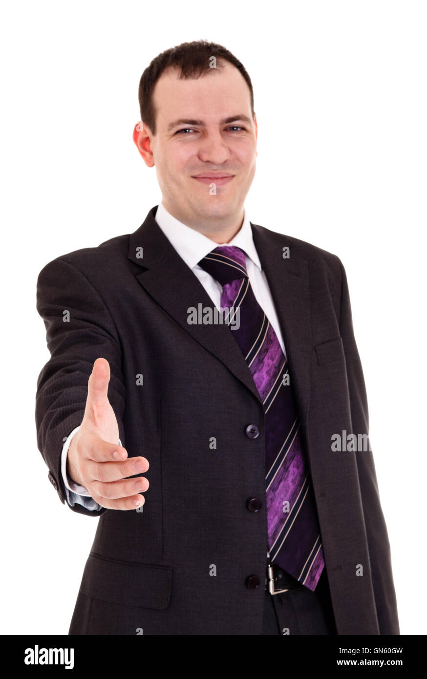 Business partner reaching out handshake hi-res stock photography and ...