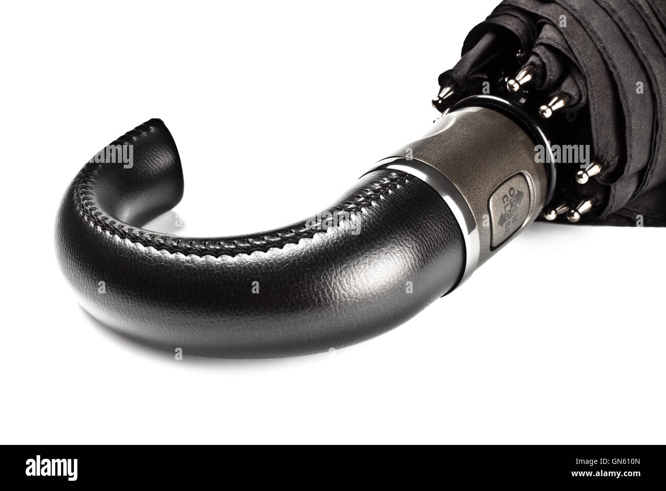 Black umbrella silver hi-res stock photography and images - Alamy