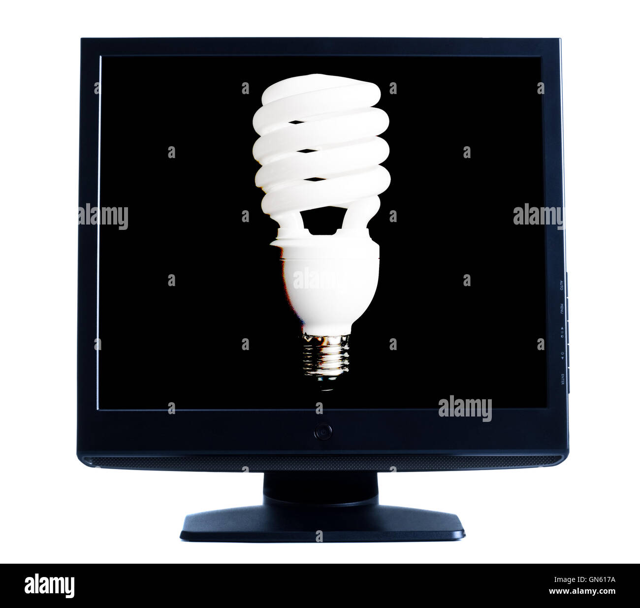 lcd screen shows lightbulb Stock Photo - Alamy
