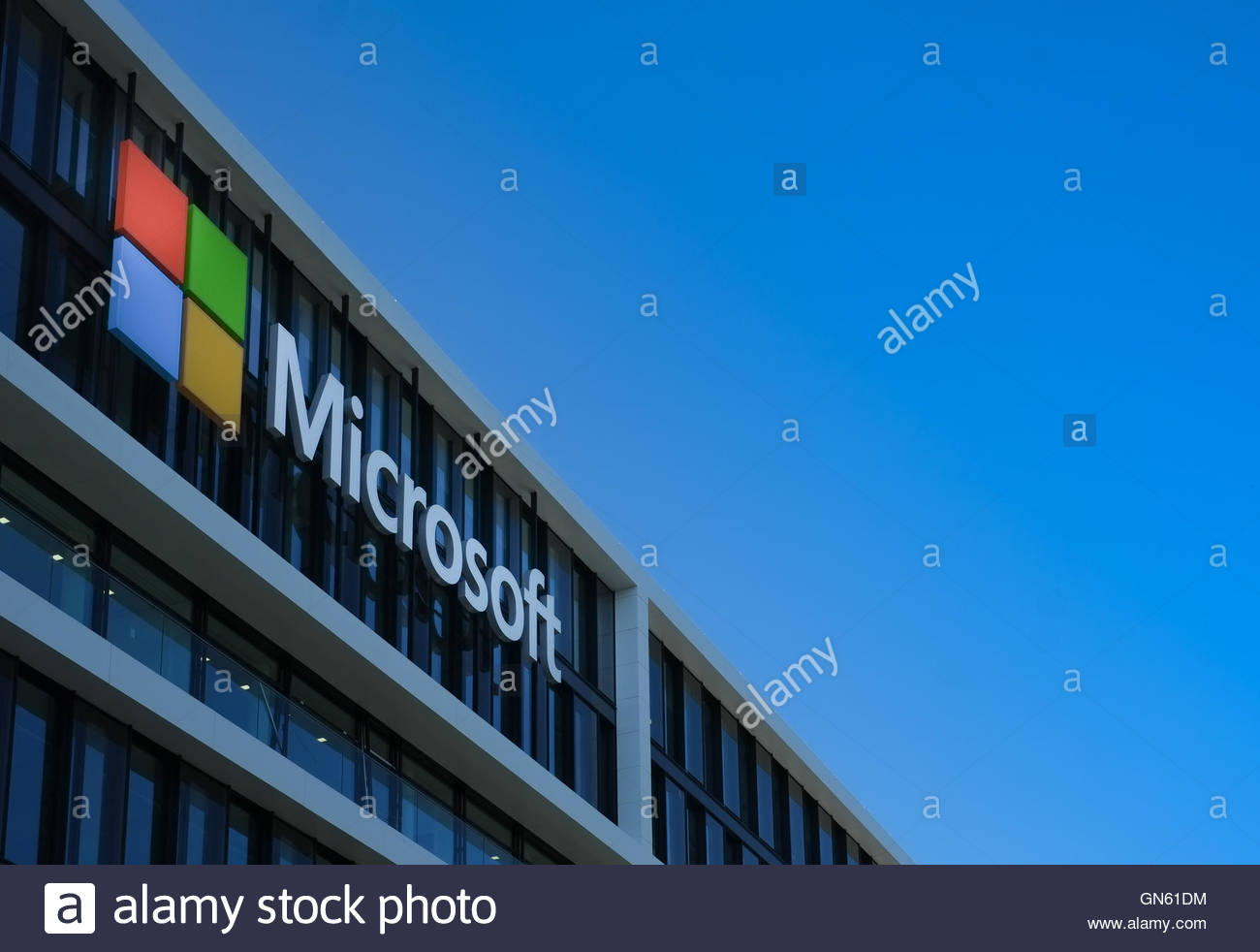 Microsoft Headquarter Building Icon Logo High Resolution Stock ...