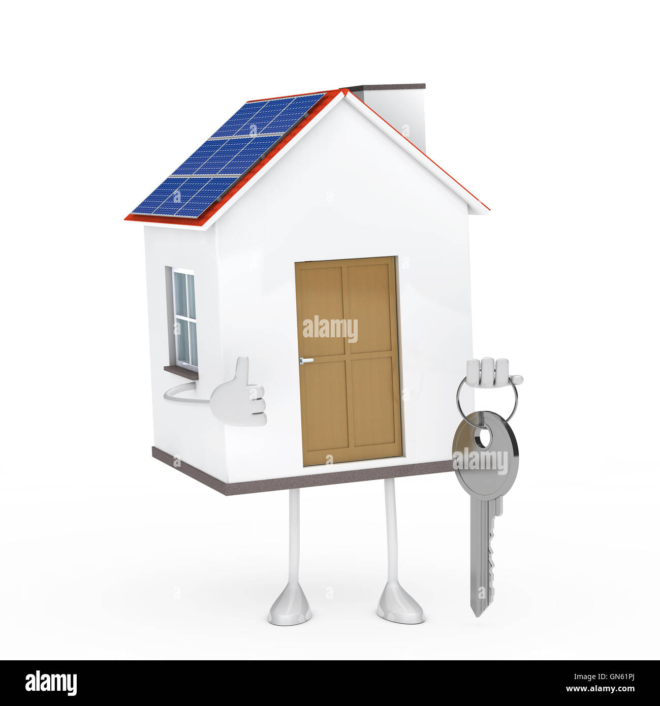 house figure with key Stock Photo - Alamy