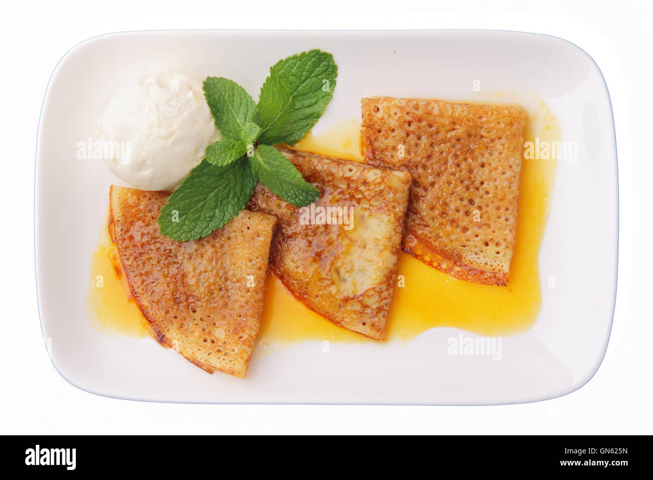 Fried ice cream Cut Out Stock Images & Pictures - Alamy