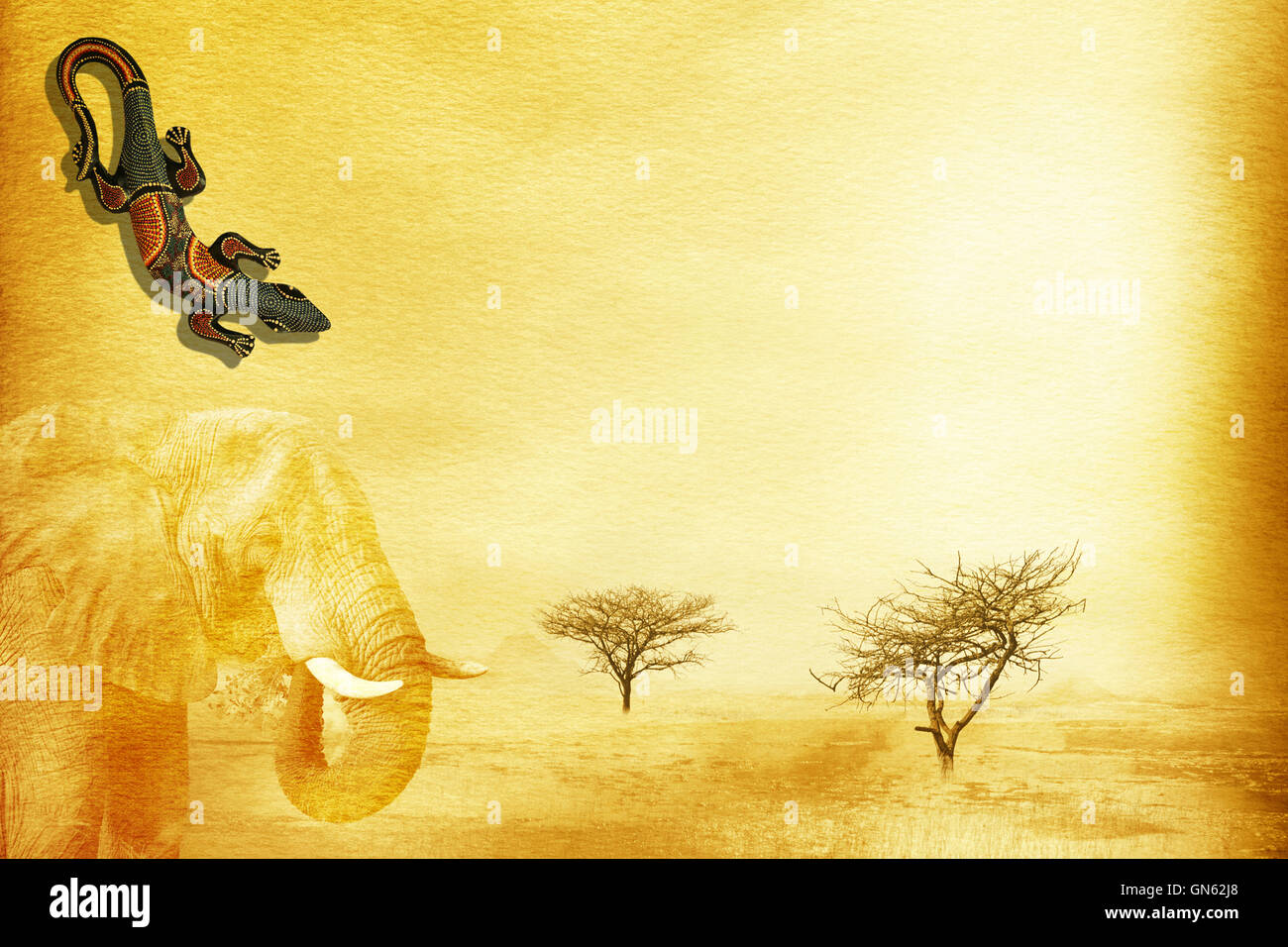 African grunge background Stock Photo - Alamy