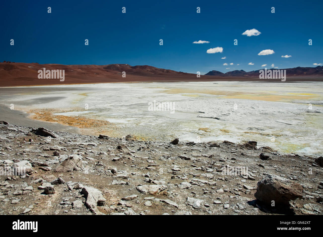 salt lake Salar de Pujsa, Chile Stock Photo - Alamy