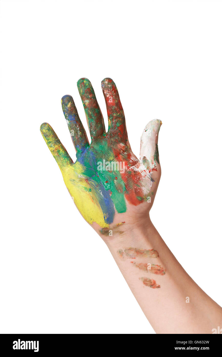 Hand painted colors hi-res stock photography and images - Alamy