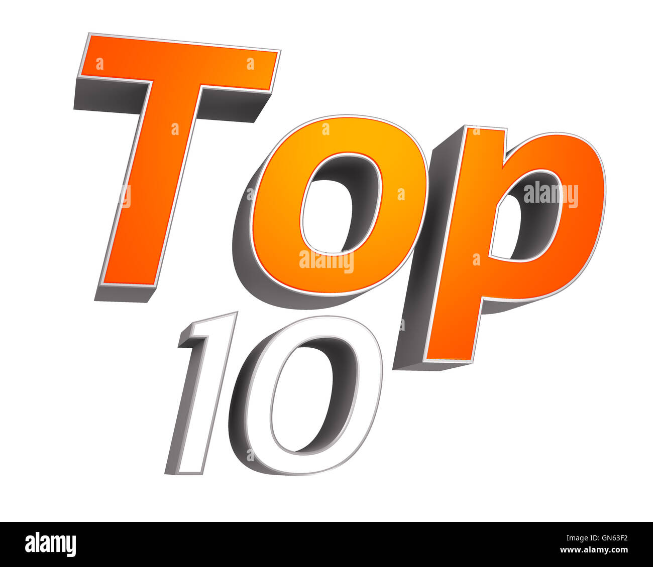 TOP 10 text Stock Photo - Alamy