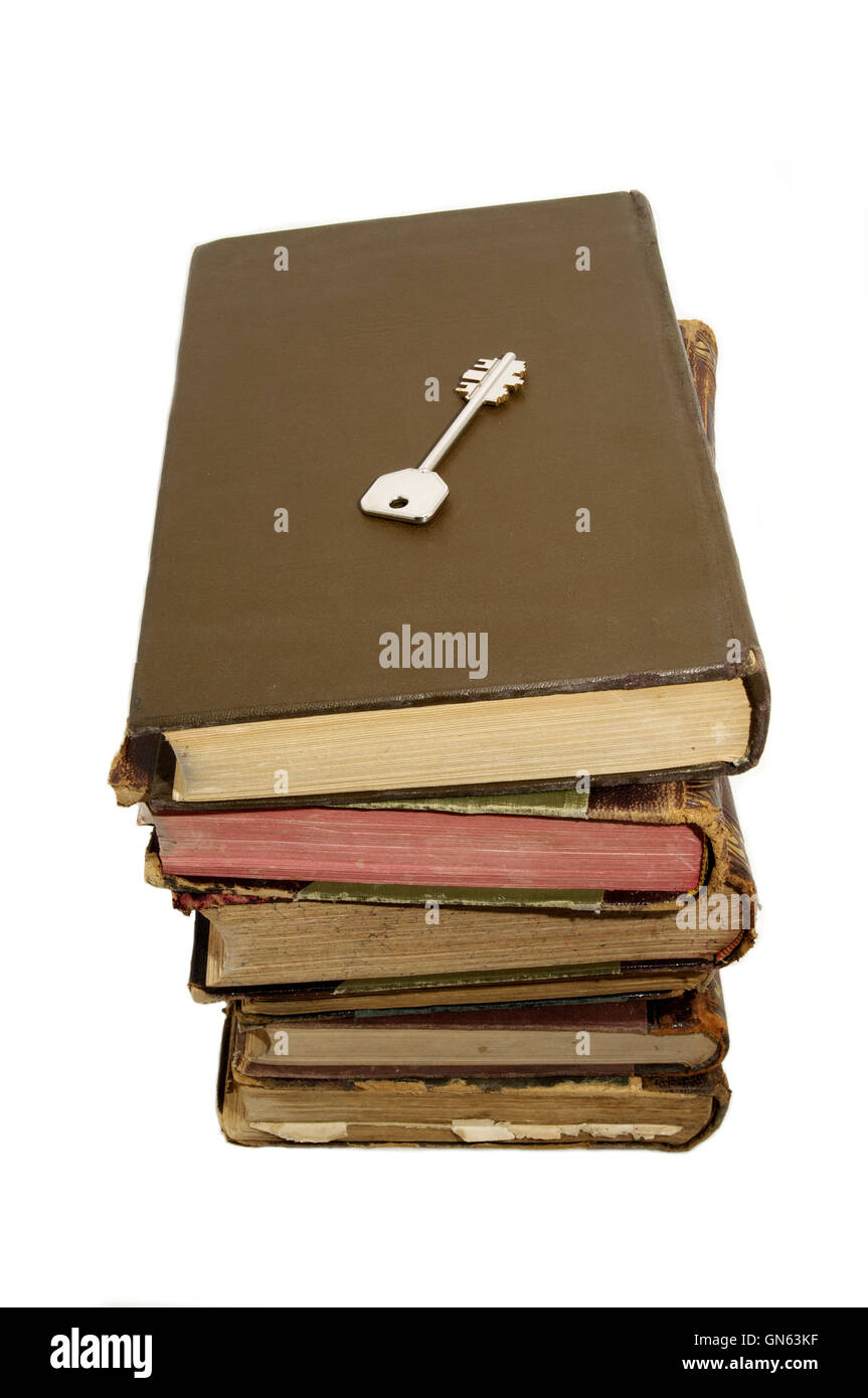 book and the key Stock Photo - Alamy