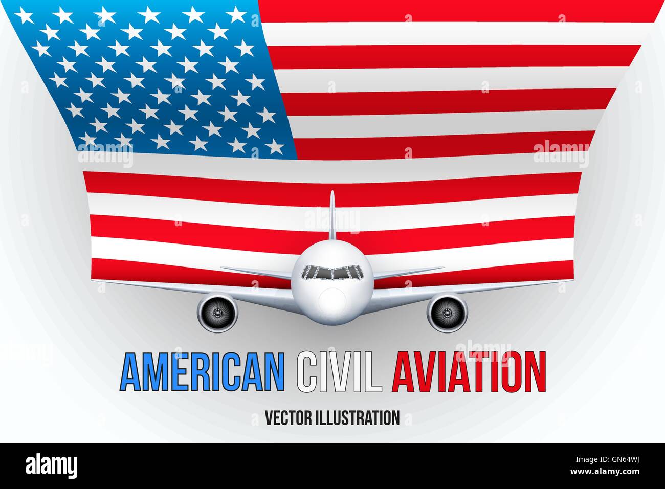 United states civil air Stock Vector Images - Alamy