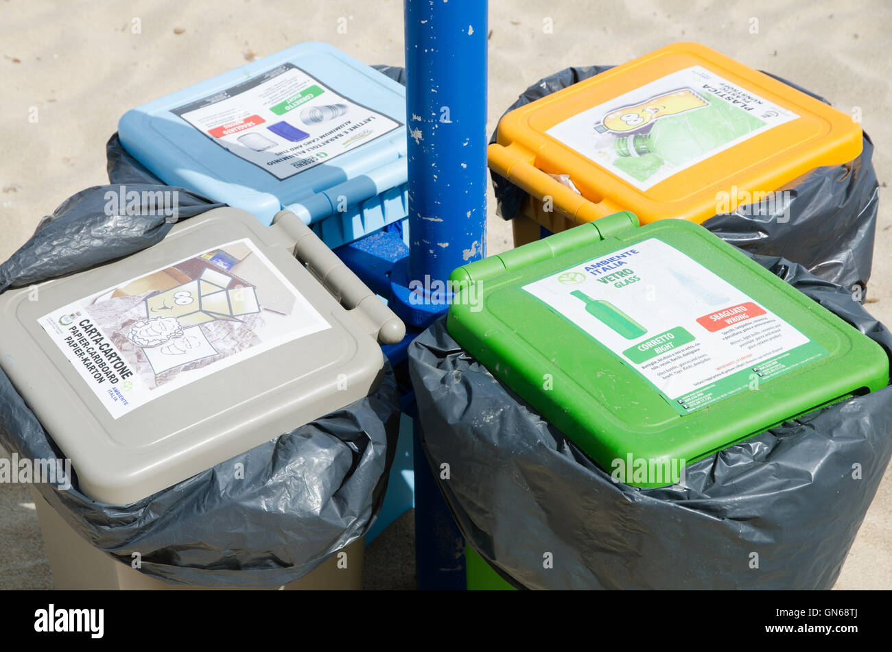 Recycling In Italy High Resolution Stock Photography and Images - Alamy