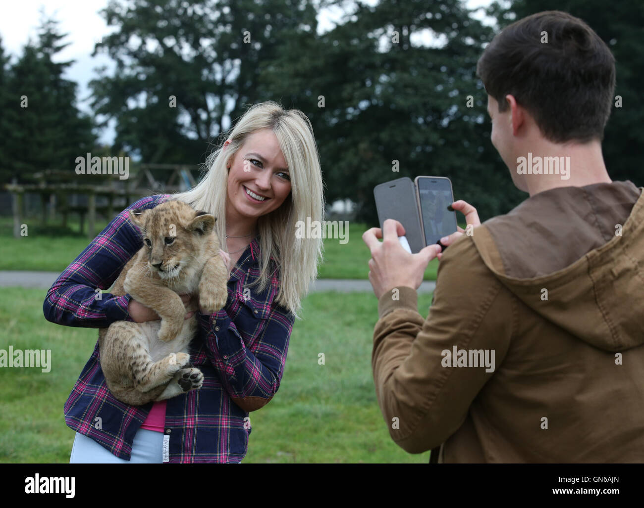 ParalympicsGB team member Gordon Reid takes a picture of his friend ...