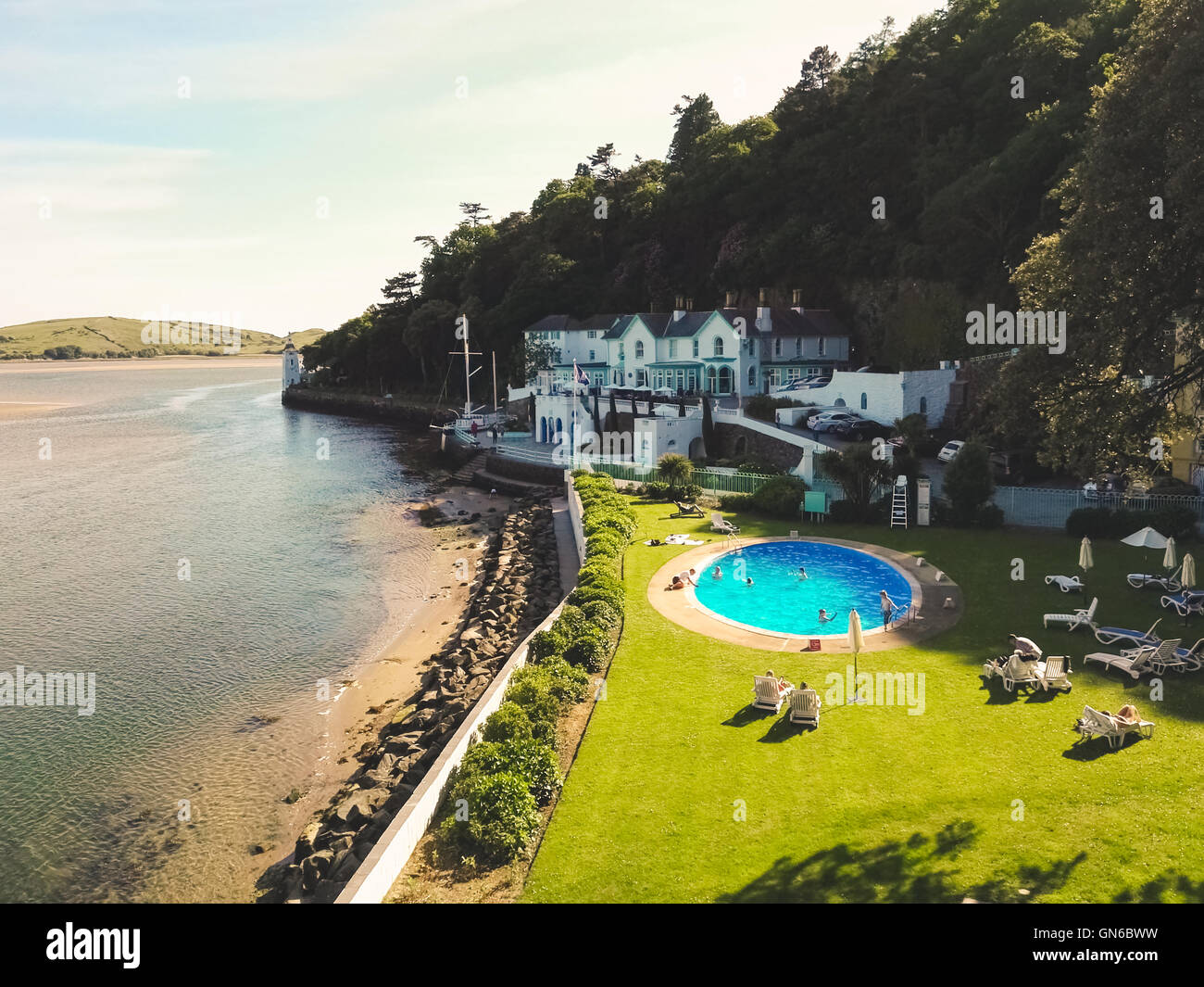 Resort river hi-res stock photography and images - Alamy