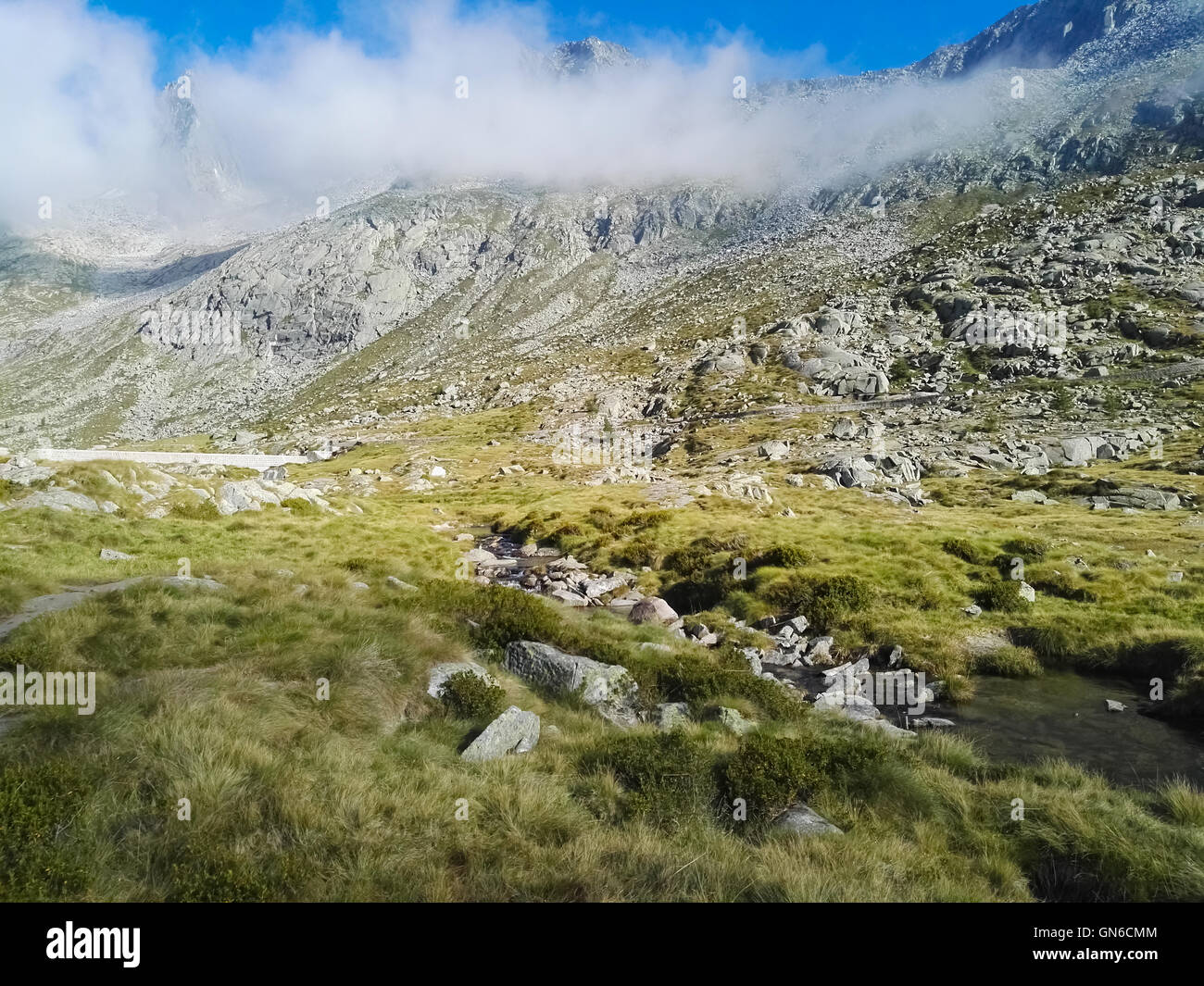 Wild mountain landscape Stock Photo - Alamy