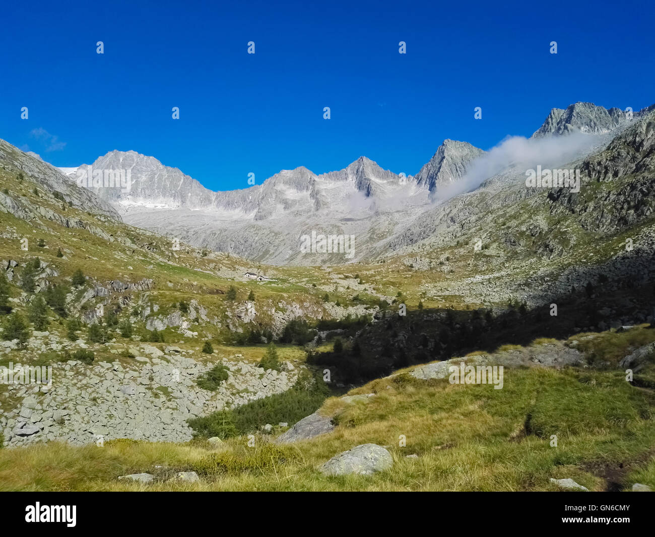 Wild mountain landscape Stock Photo - Alamy