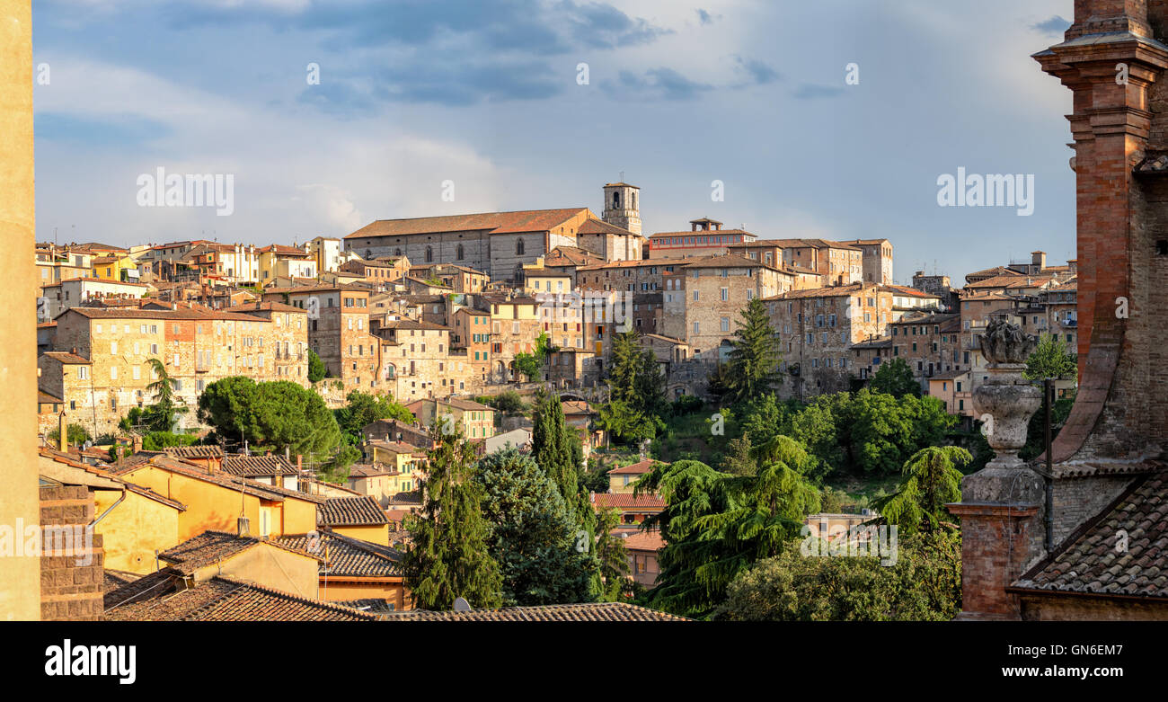 Perugia city view hi-res stock photography and images - Alamy