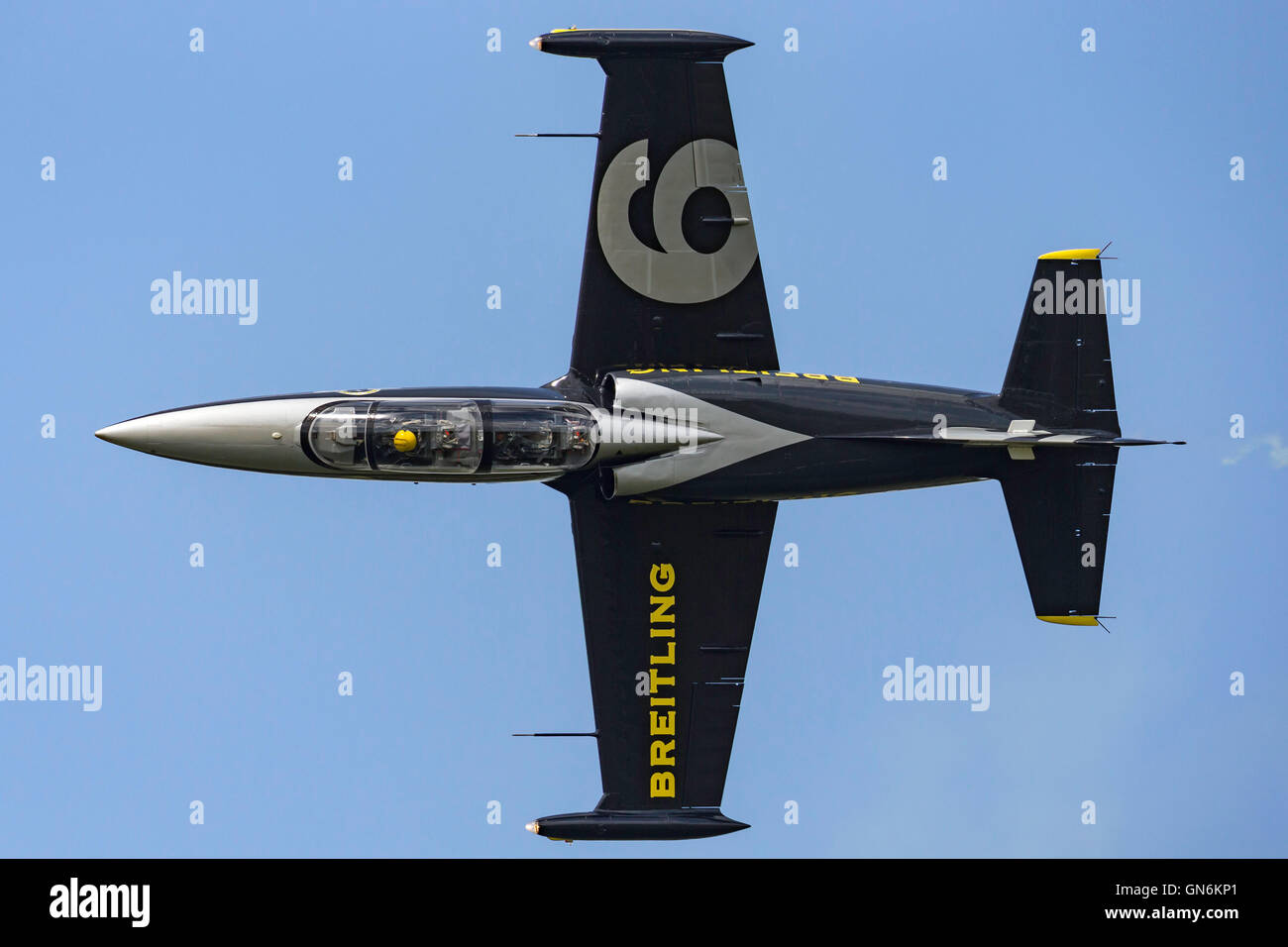 The Breitling Jet Team flying Aero L-39 Albatross Aircraft. The ...