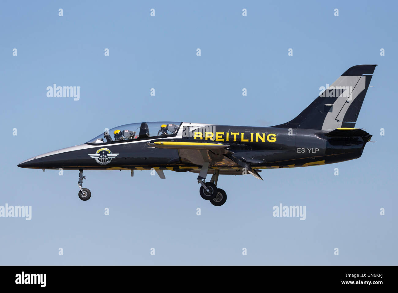 The Breitling Jet Team flying Aero L-39 Albatross Aircraft. The ...