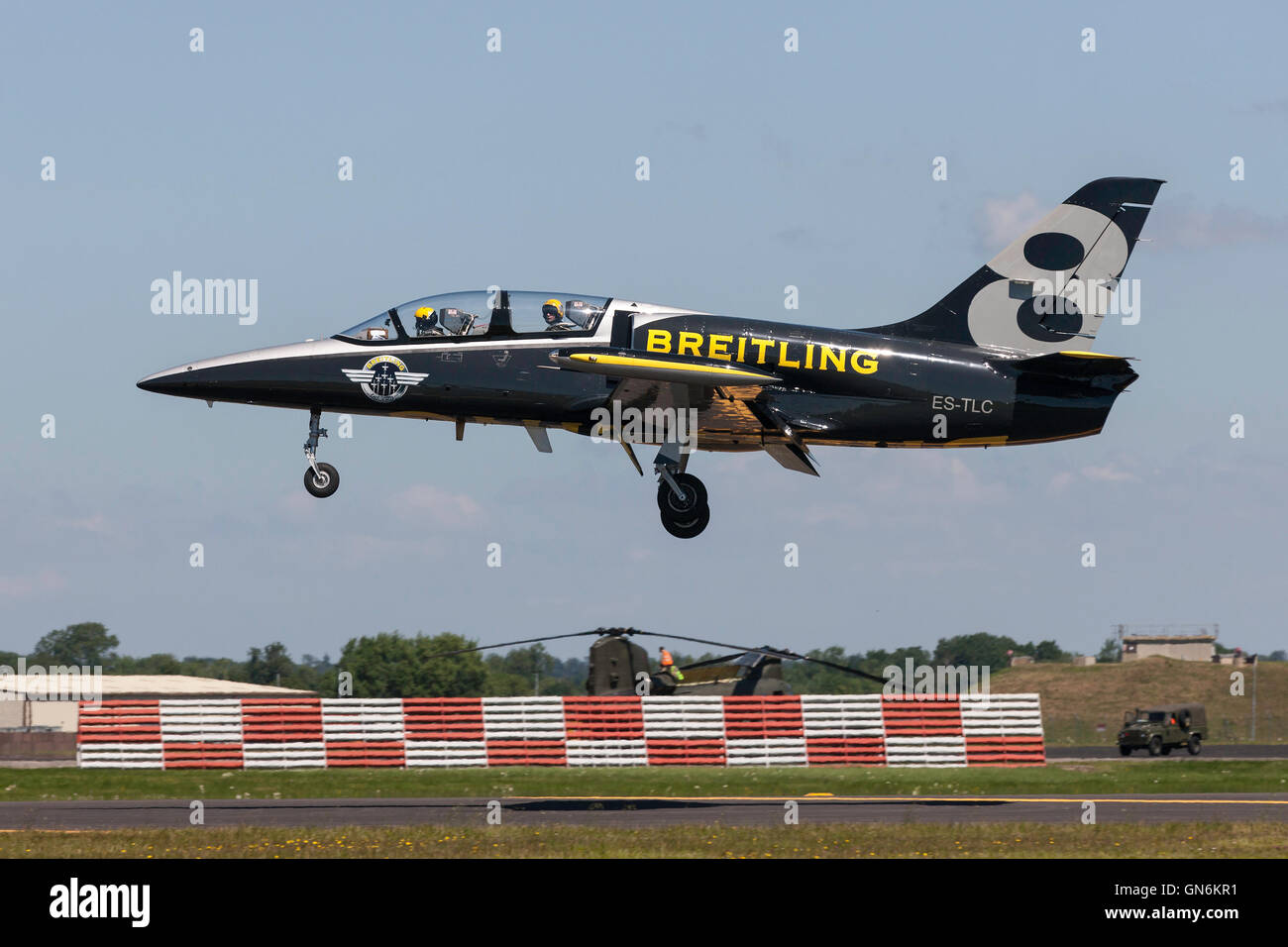 The Breitling Jet Team flying Aero L-39 Albatross Aircraft. The ...