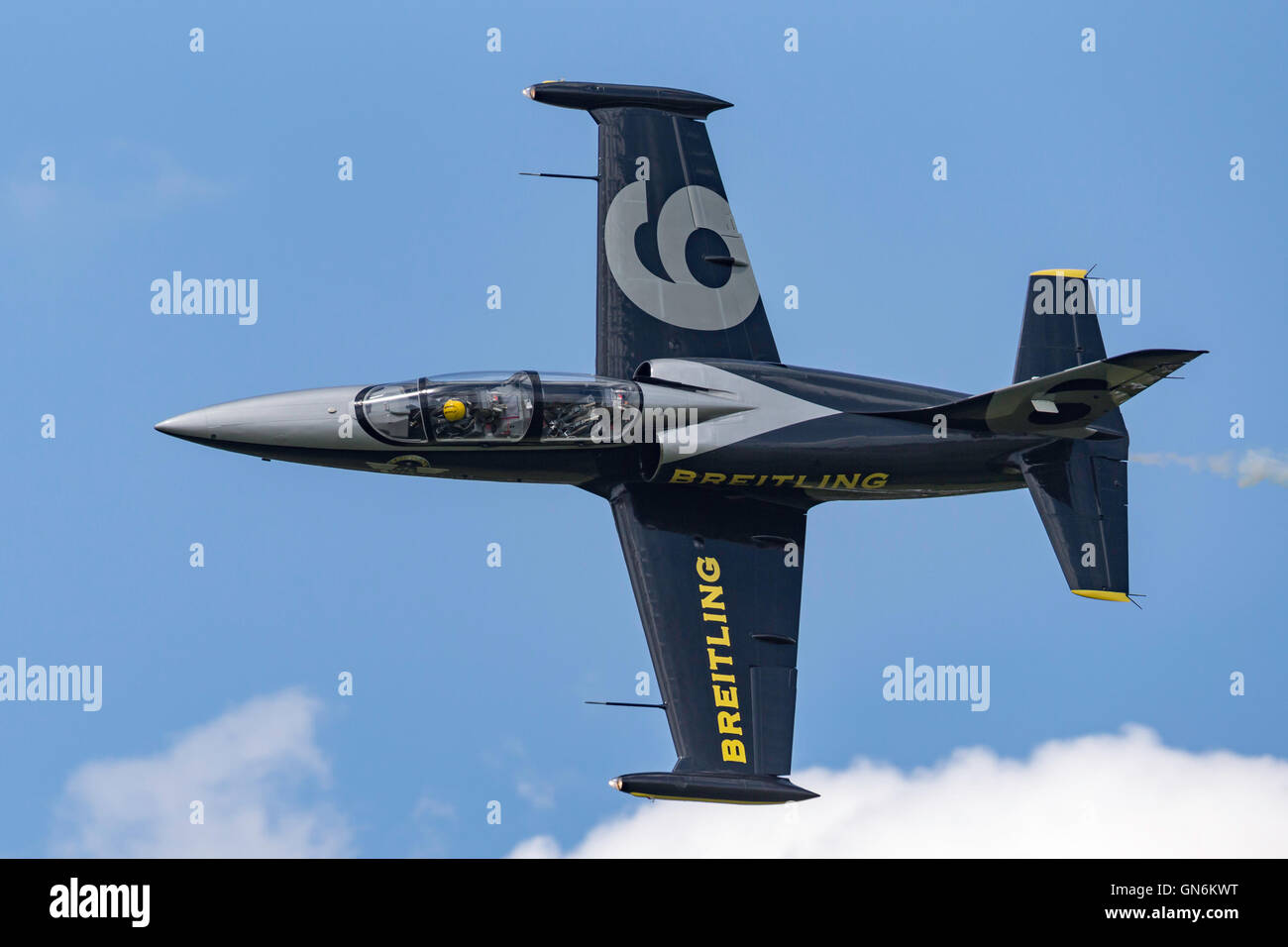The Breitling Jet Team flying Aero L-39 Albatross Aircraft. The ...