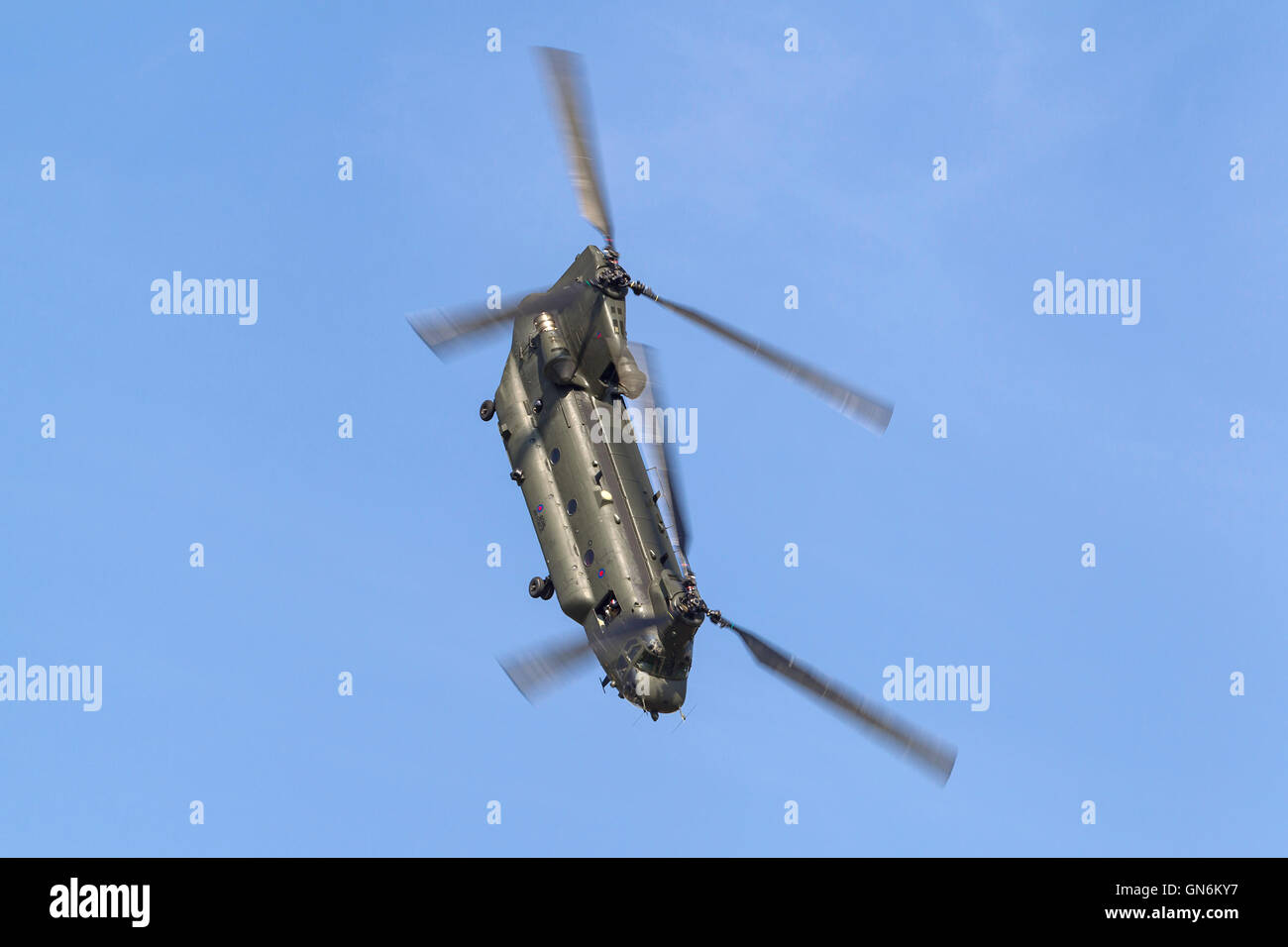 Royal Air Force (RAF) Boeing Chinook HC2 twin rotor heavy lift ...