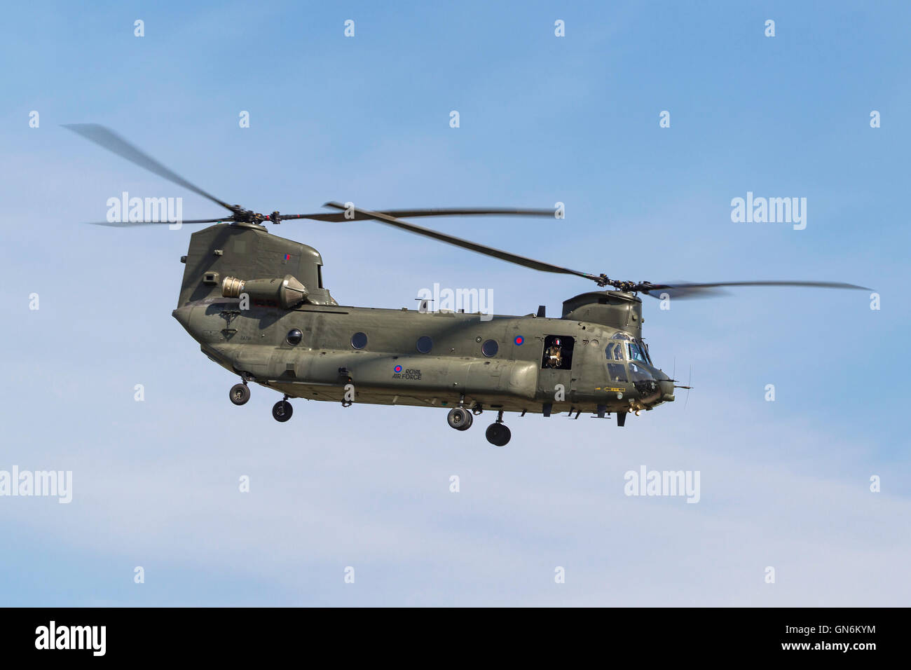 Royal Air Force (RAF) Boeing Chinook HC2 twin rotor heavy lift ...