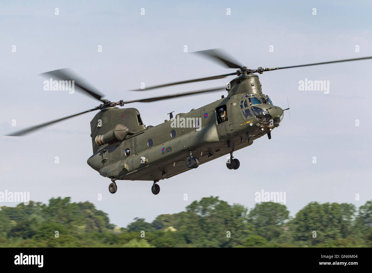 Royal Air Force (RAF) Boeing Chinook HC2 twin rotor heavy lift ...