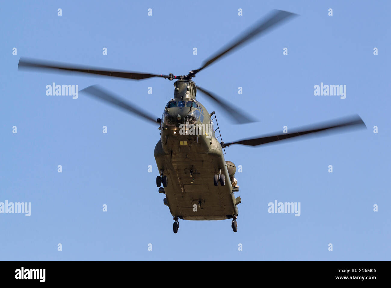Royal Air Force (RAF) Boeing Chinook HC2 twin rotor heavy lift ...