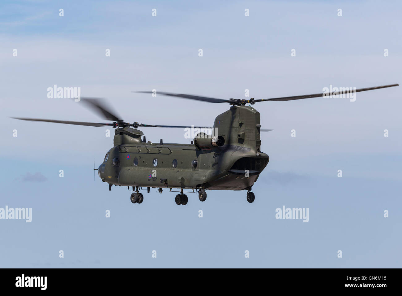 Royal Air Force (RAF) Boeing Chinook HC2 twin rotor heavy lift ...