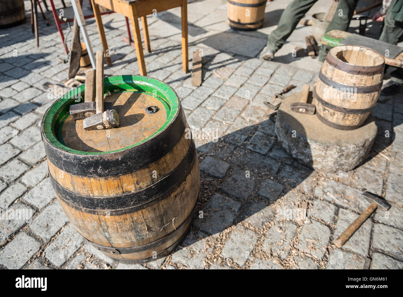 Old cooper tools hi-res stock photography and images - Alamy
