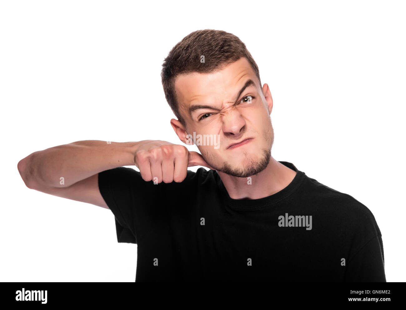Cut Throat Gesture Russia
