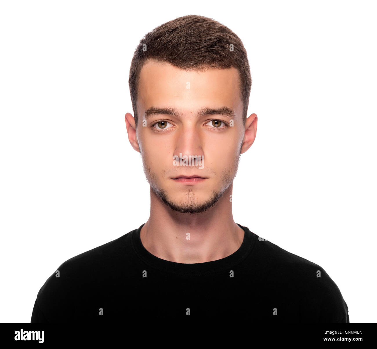 Portrait of an handsome man on white background Stock Photo - Alamy