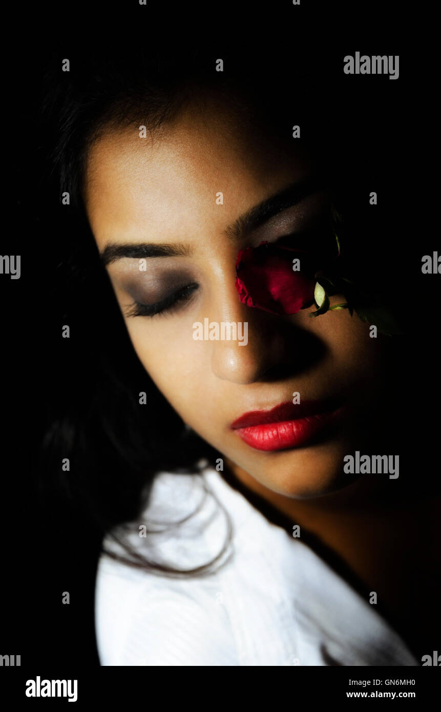 High contrast girl hi-res stock photography and images - Alamy