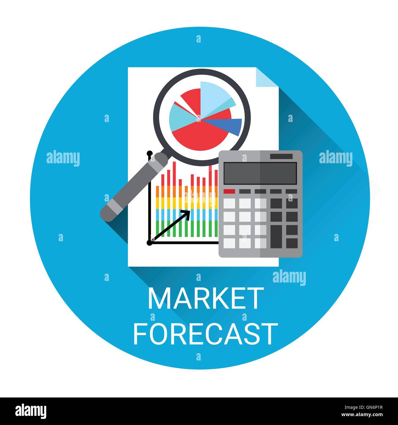 Market Forecast Business Economy Icon Stock Vector Image & Art - Alamy