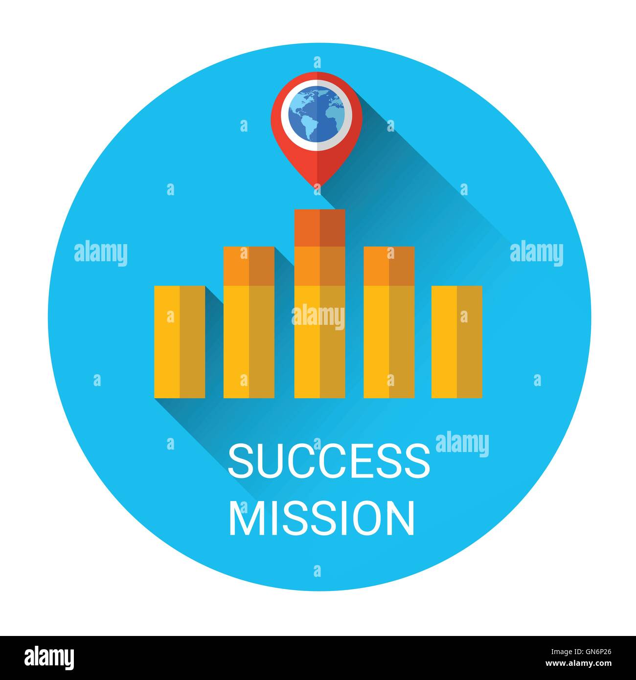 Analytics graph button icon concept Stock Vector Images - Alamy