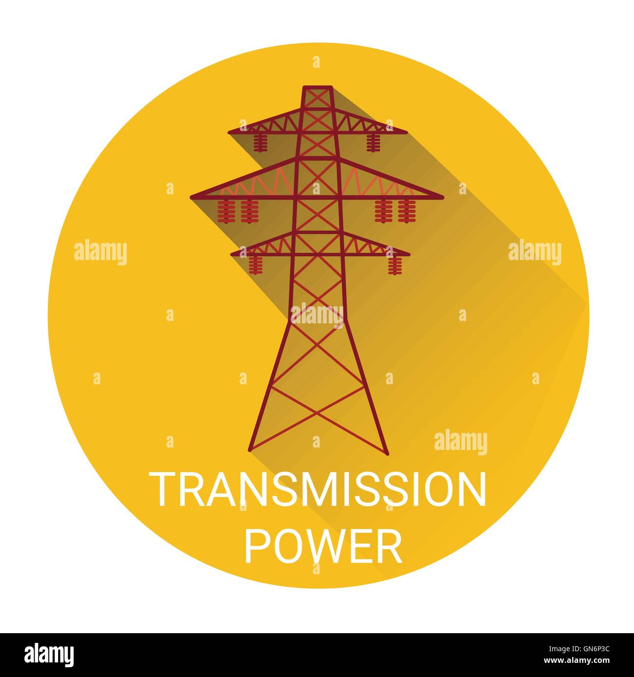 Transmission Power Tower Icon Stock Vector Image & Art - Alamy