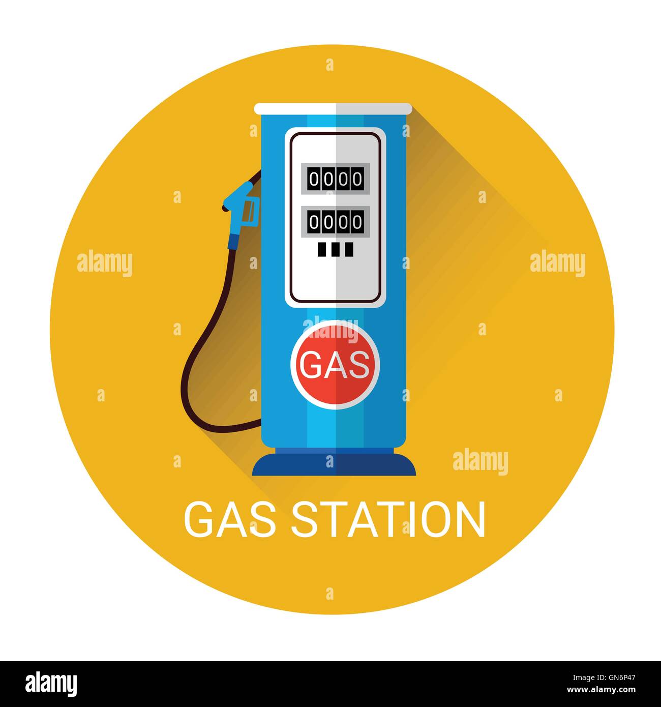 Gas Station Icon Stock Vector Image & Art - Alamy