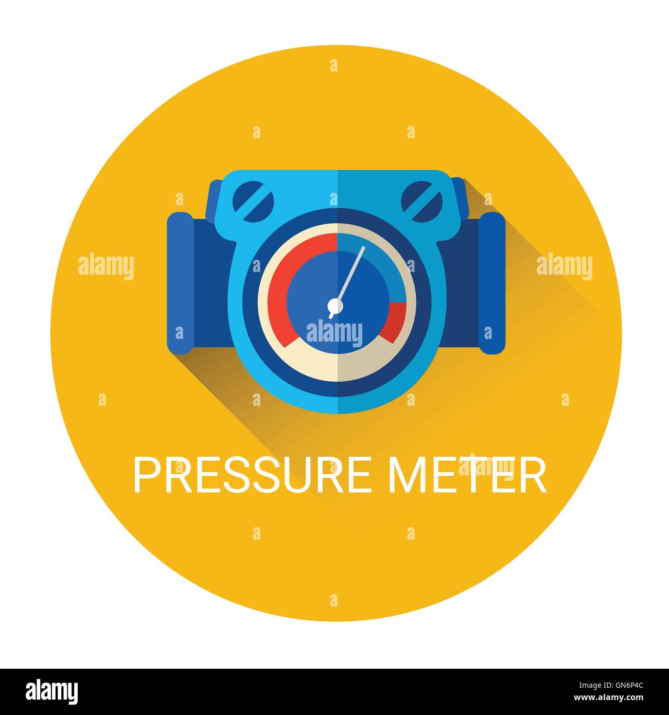 Pressure measurement tool color icon hi-res stock photography and ...