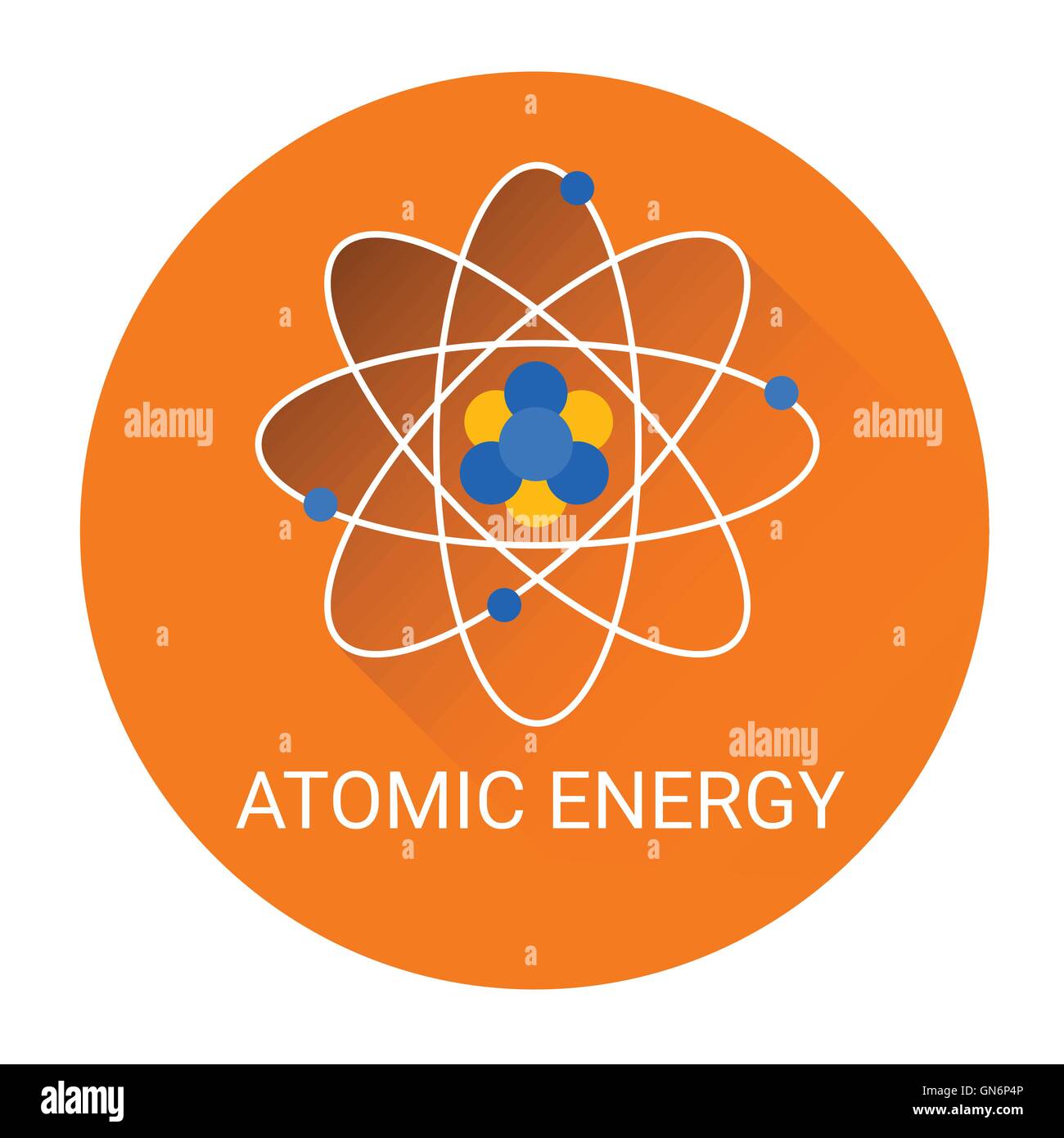 Atomic Energy Icon Stock Vector Image & Art - Alamy