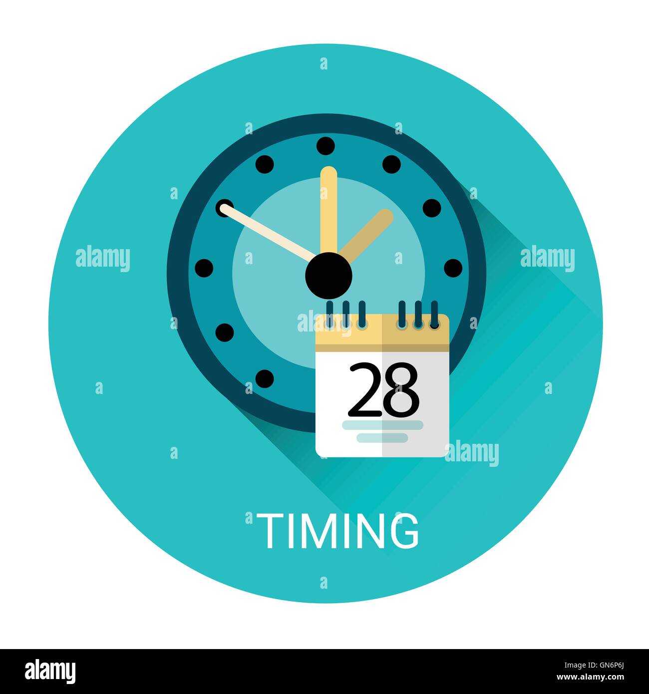 Time Management Business Timing Icon Stock Vector Image & Art - Alamy