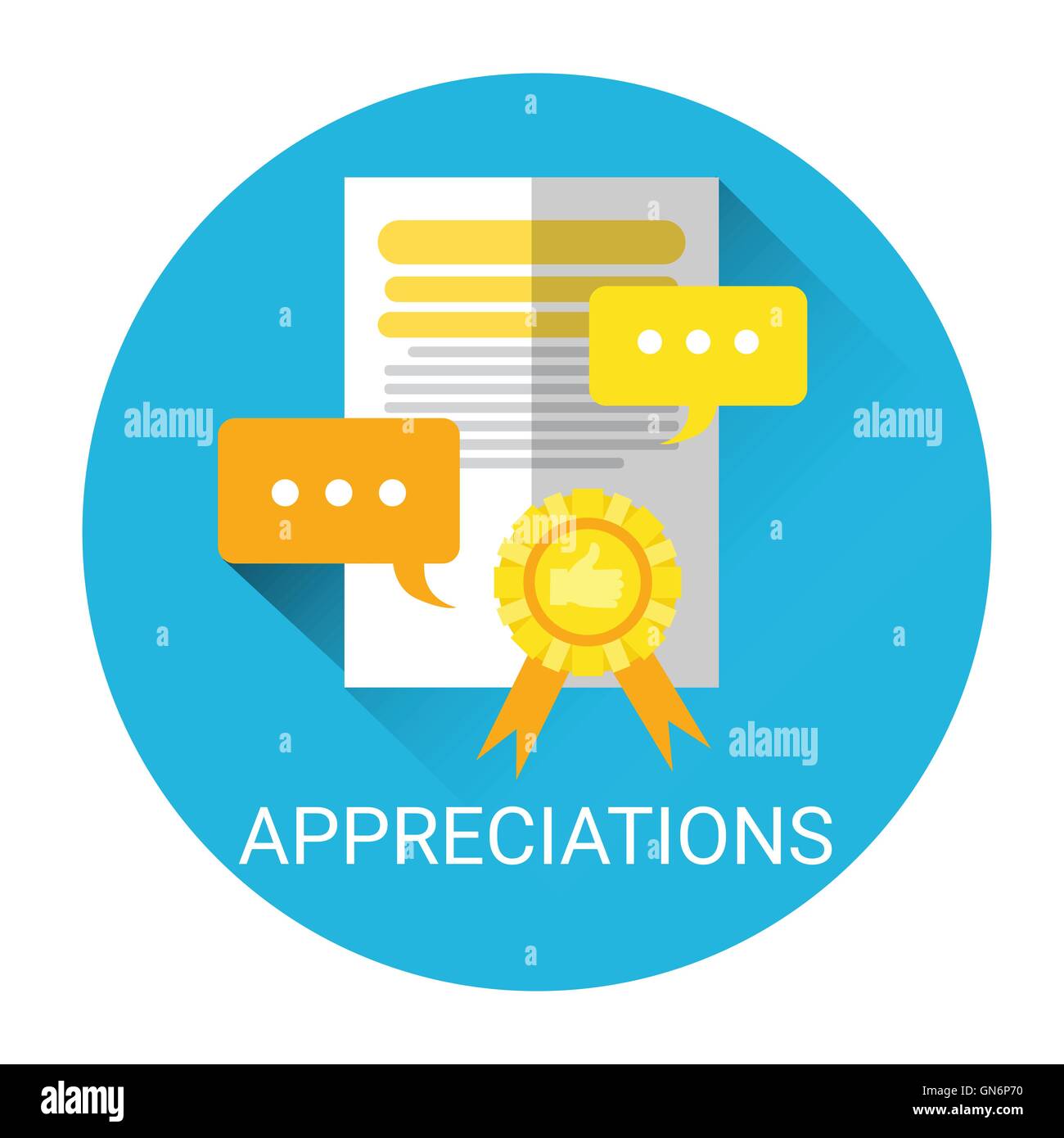 Appreciations Business Evaluation Icon Stock Vector Image & Art - Alamy