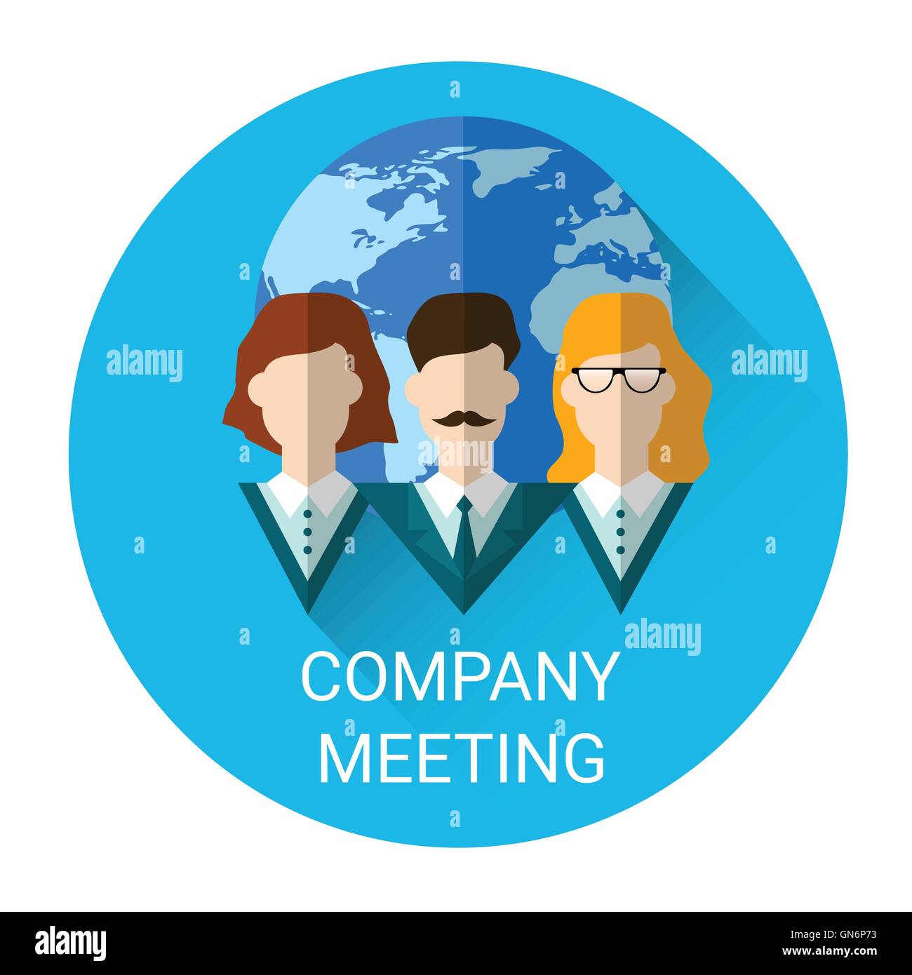 Company International Meeting Business Icon Stock Vector Image & Art ...