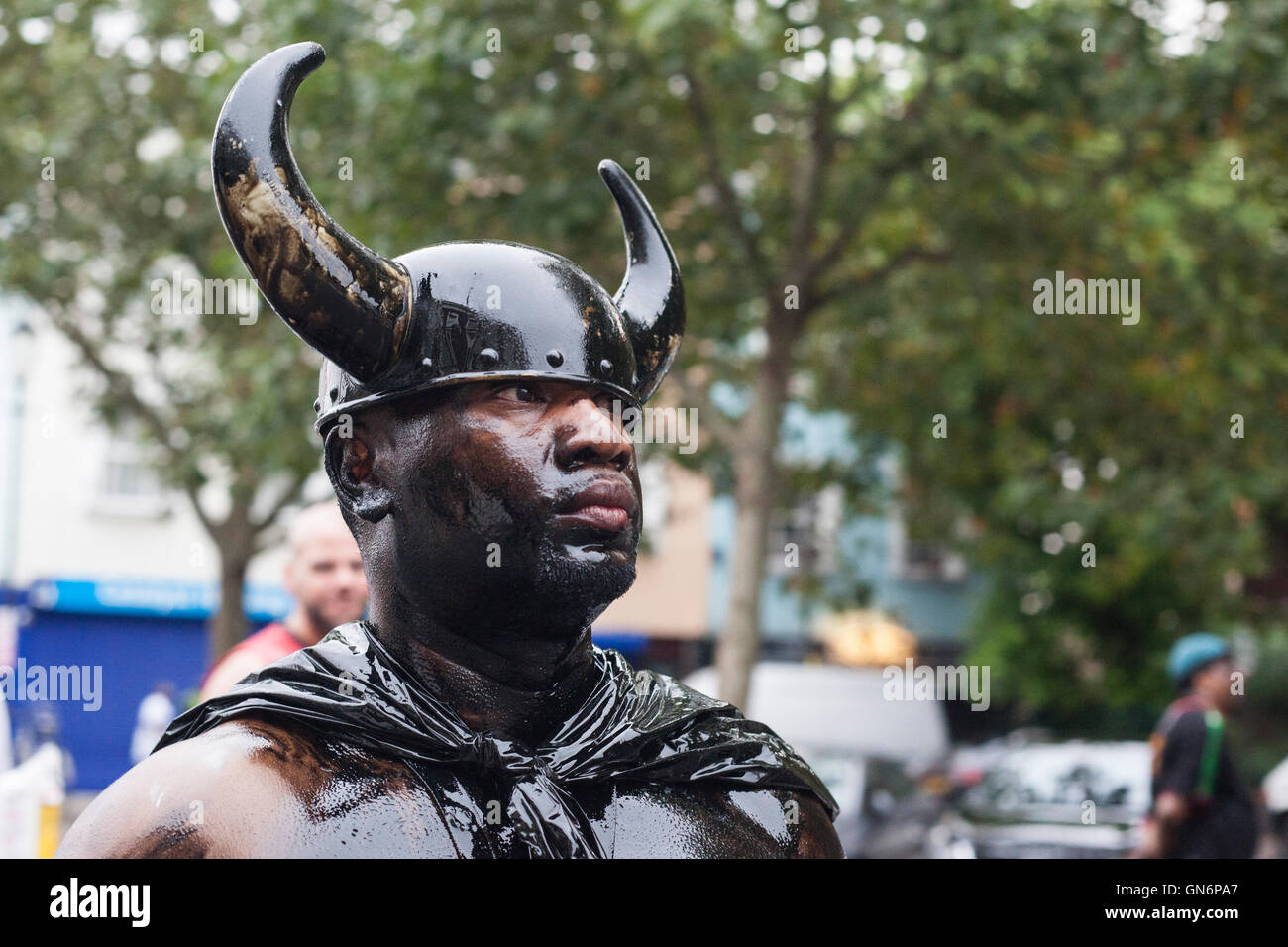 London, UK. 28 August 2016. The traditional early morning Jouvert ...