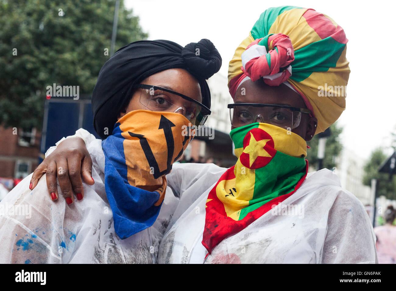 London, UK. 28 August 2016. The traditional early morning Jouvert ...