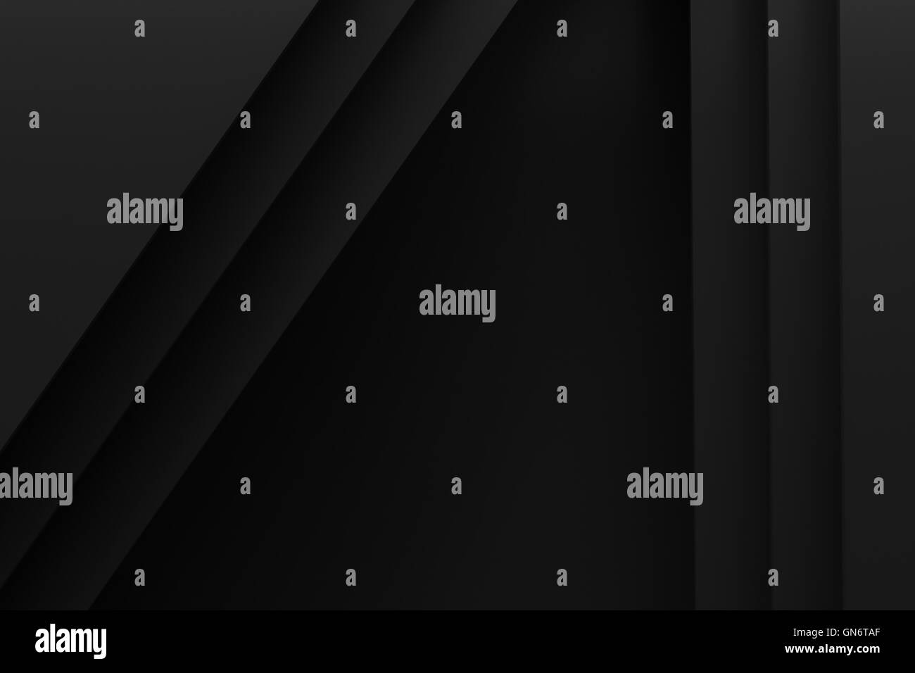 black layer layout paper material background 3d render Stock Photo - Alamy