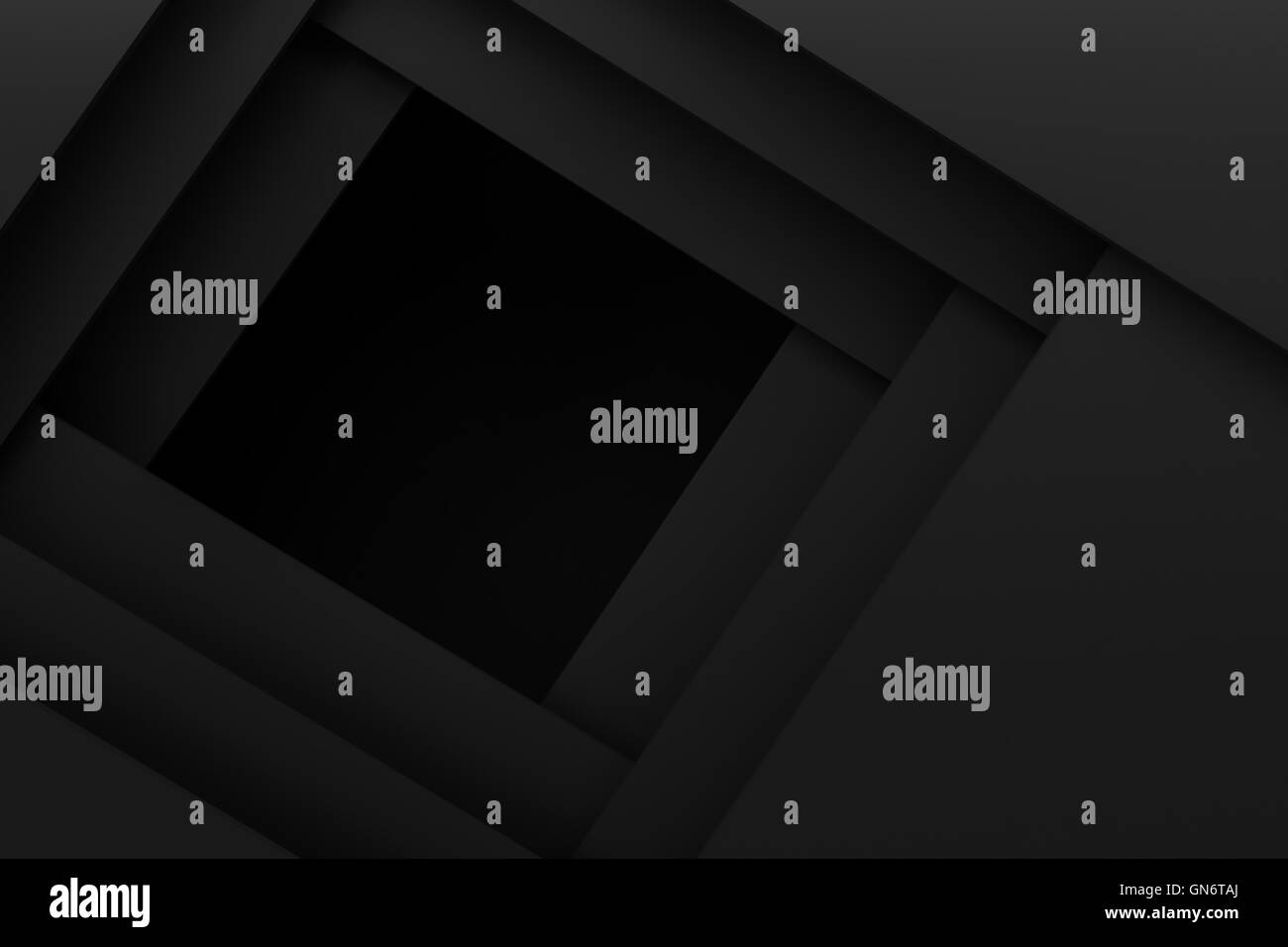 black layer layout paper material background 3d render Stock Photo - Alamy