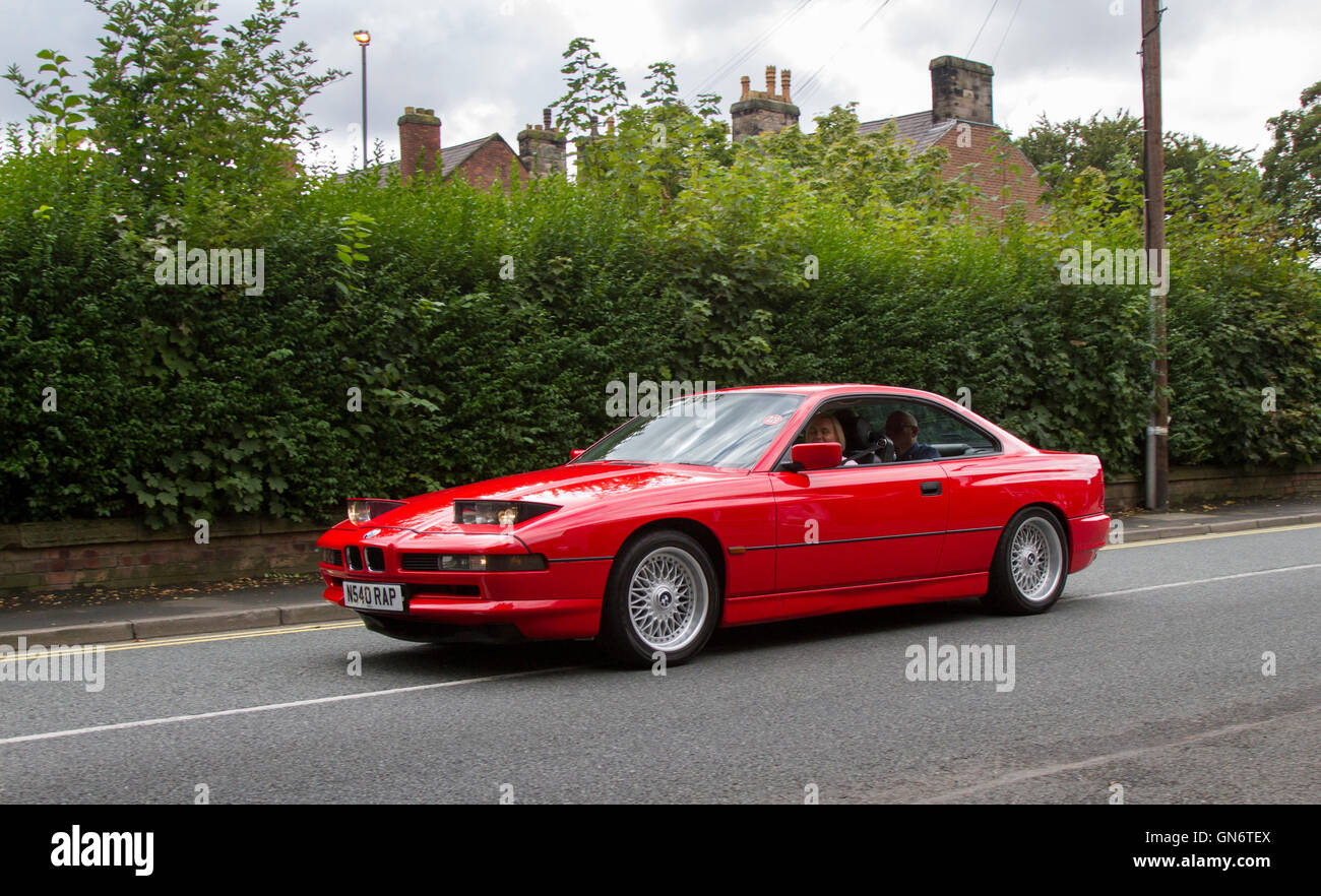 1995 red BMW 840 Ci Auto car at Ormskirk MotorFest with 90s sports ...