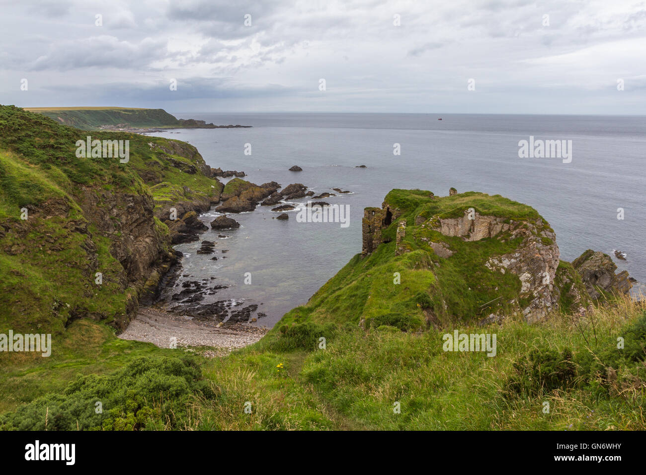 Findlater Castle, Cullen, Scotland Stock Photo - Alamy